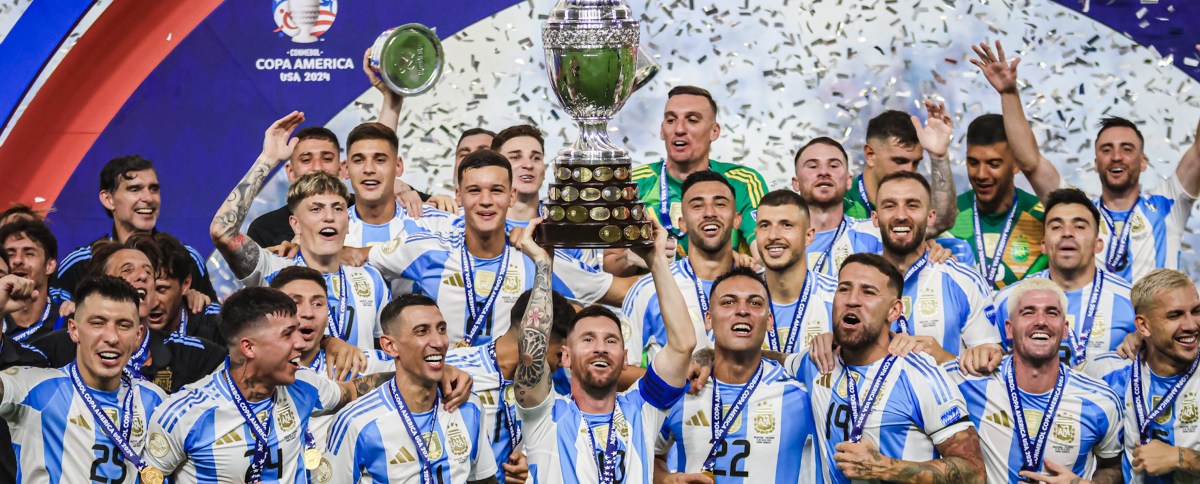 2024 Copa América Final: Argentina’s trophy ceremony following 1-0 ...
